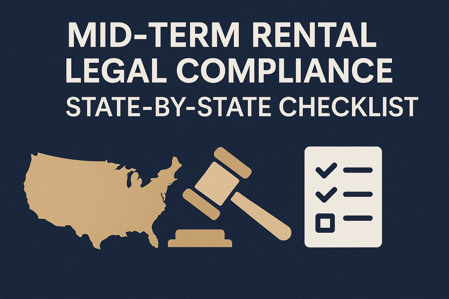 Mid-Term Rental Legal Compliance: State-by-State Checklist - MiniStays Blog